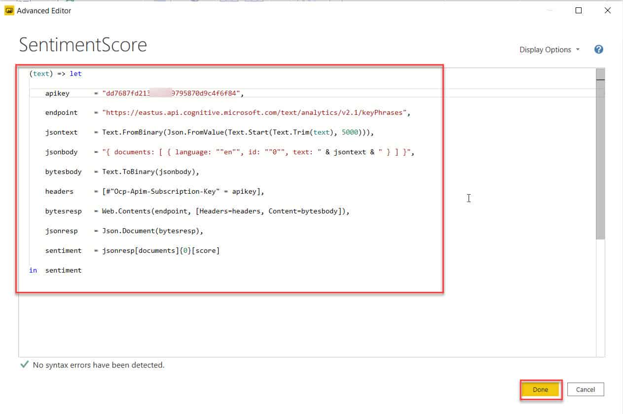 How To Use Text Analytics In Power BI - Azure Lessons