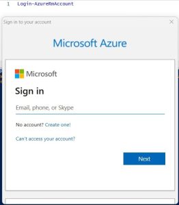 Login-AzureRmAccount - Azure Lessons