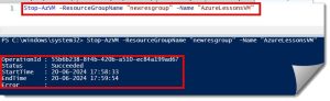 How To Deallocate A VM In Azure - Azure Lessons