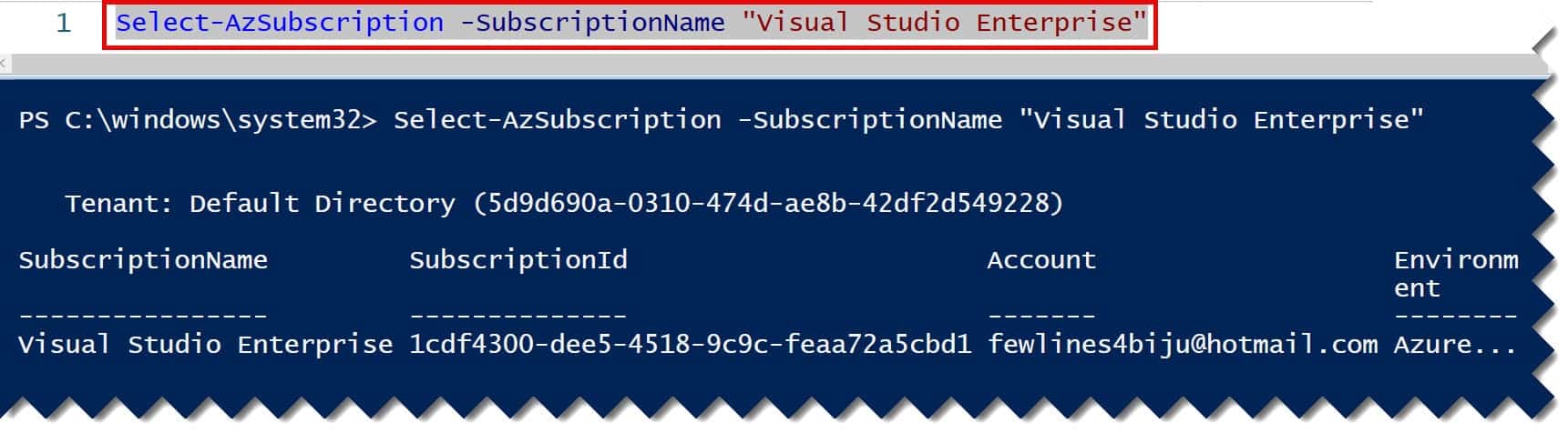 How To Switch Subscription In Azure PowerShell - Azure Lessons
