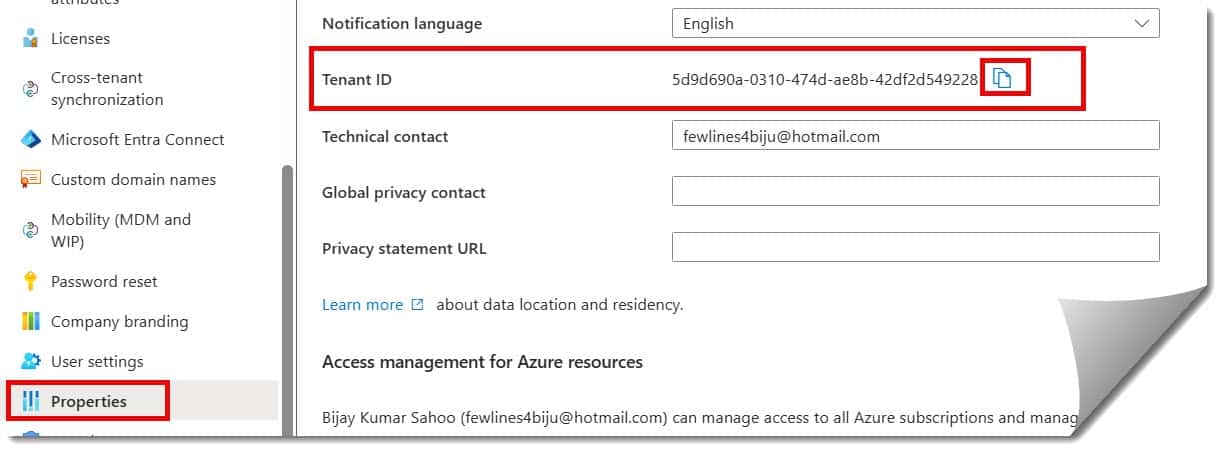Where To Find Tenant ID In Azure Portal - Azure Lessons