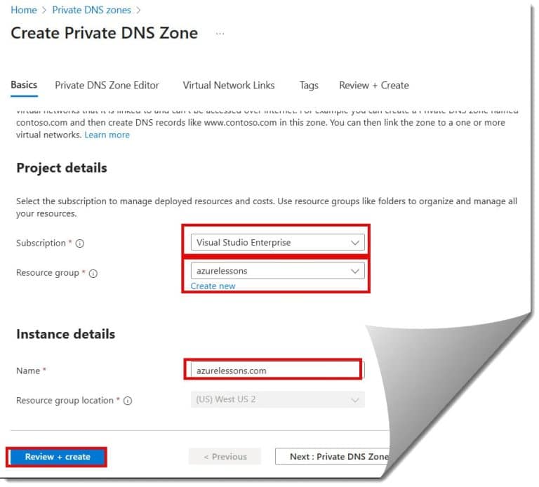 How To Create A Private DNS Zone In Azure - Azure Lessons