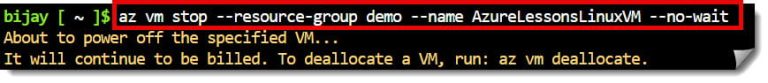 Start/Stop VM Using Azure CLI - Azure Lessons